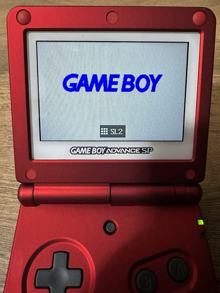 Gameboy Advance SP AGS-001 With Red Shell IPS Screen Nintendo GBA ...