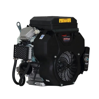 Air Cooled 20HP V-Twin Horizontal Shaft OHV Gasoline Engine for Long ...