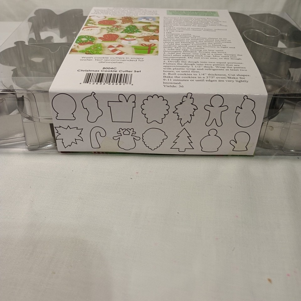 Sweet Elite Stainless Steel Cookie Cutters set Animals 17 Christmas 14 ...