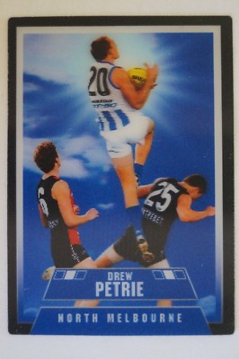 North Melbourne 2012 AFL Select Screamers 3D Football Card - Drew ...
