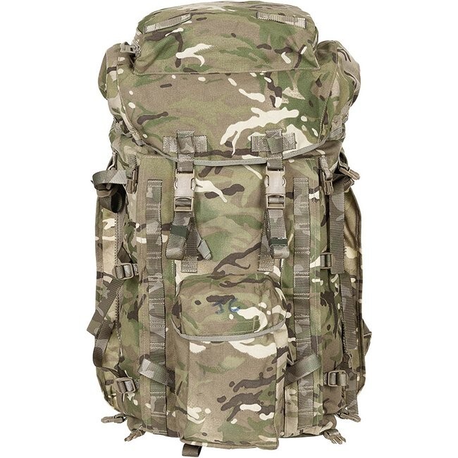 British Army Issue MTP PLCE Long Back Bergen Rucksack Backpack 100L ...