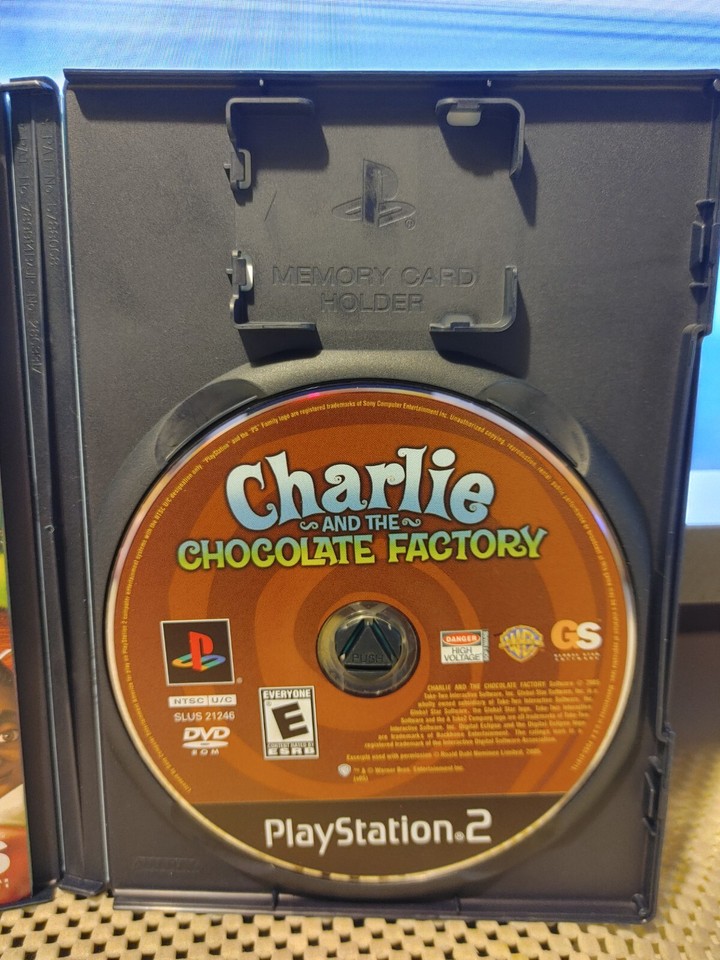 Charlie and the Chocolate Factory PS2 (PlayStation 2, 2005) Complete ...