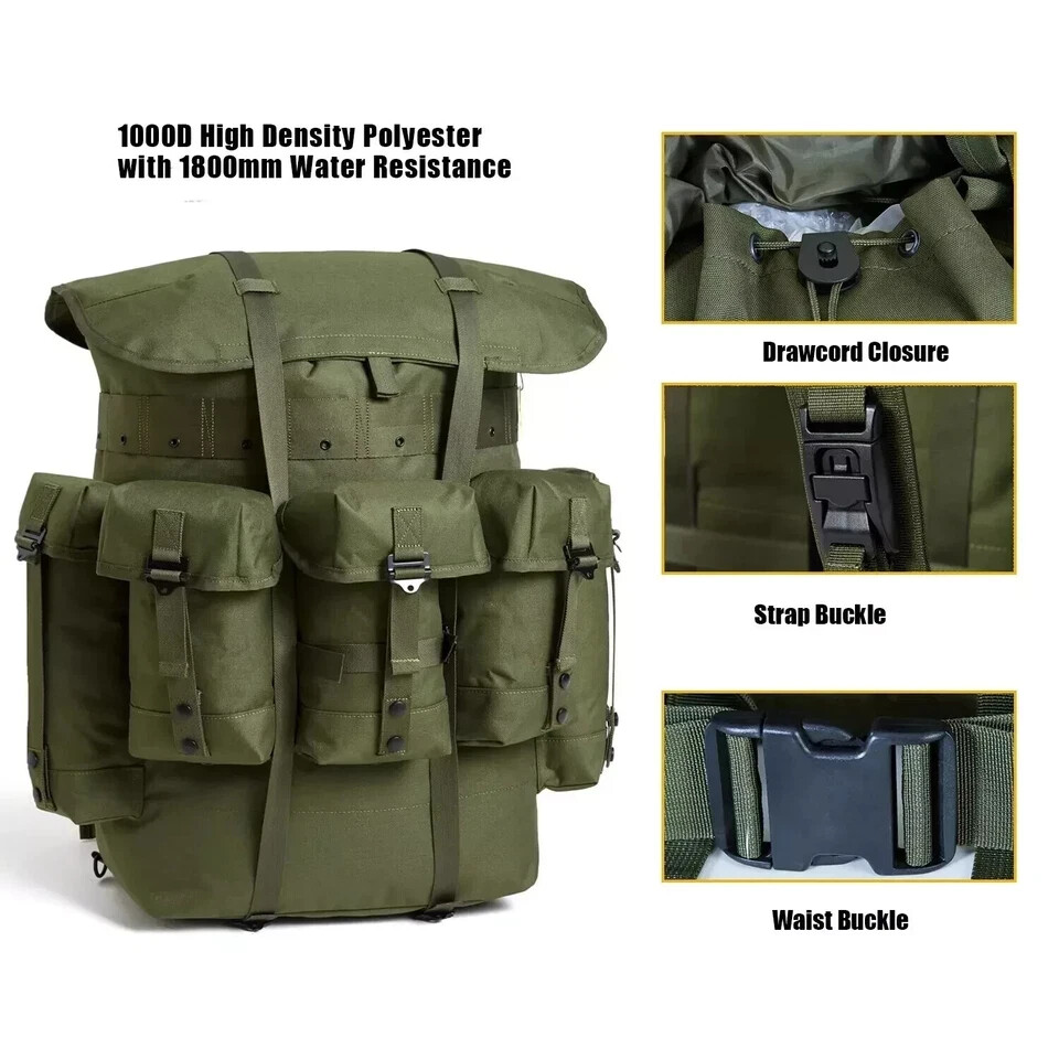 ALICE Pack NP Large Rucksack Tactical Backpack Military Molle Survival ...