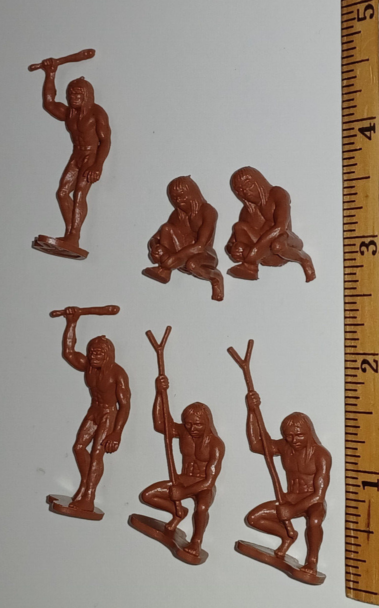 DFC Cavemen Brown Plastic Dinosaur Vintage 1980s Caveman Prehistoric ...