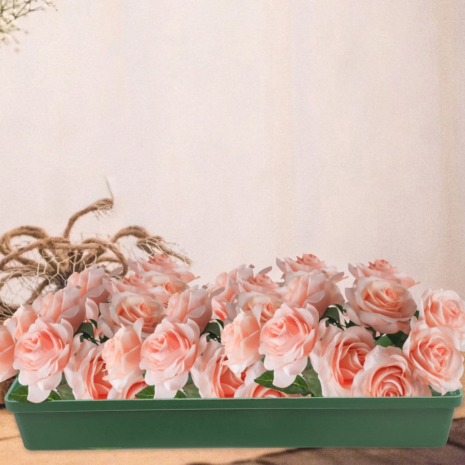 4 Pcs Trays for Flower Arrangements Landscape Diy Kit Floral Foam ...