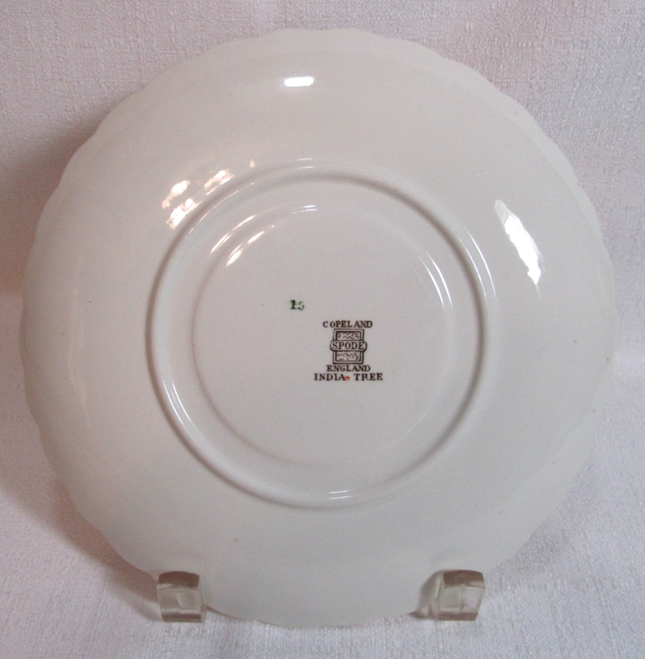 Spode Copeland England Vintage INDIAN TREE RUST 3 Under Plates Older ...