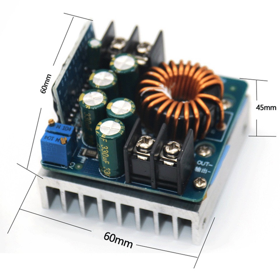 4X DC-DC 400W High- Buck Converter DC 10V-60V Constant Voltage ...