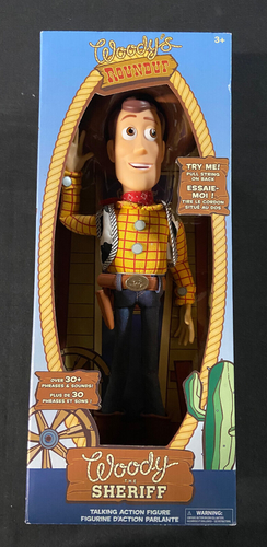 WOODY THE SHERIFF TOY STORY TALKING 16 INCH FIGURE MIB | eBay