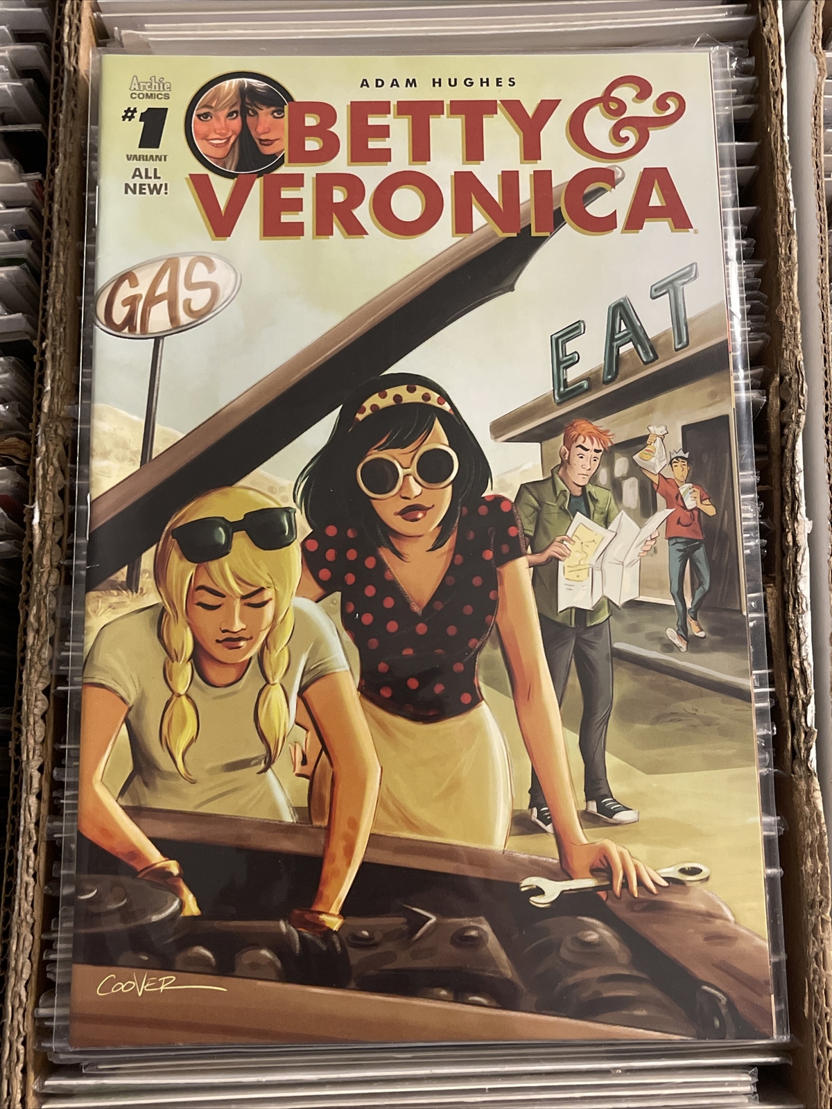 BETTY & VERONICA #1 COLLEN COOVER VARIANT F adam hughes 2016 archie ...