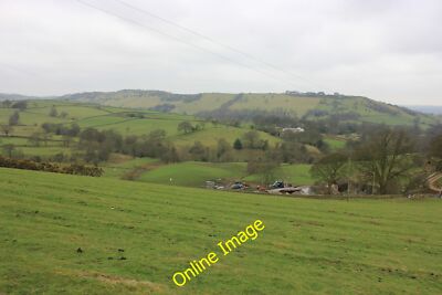 Photo 12x8 Blaze Hill fields Bollington Looking beyond the farm over ...