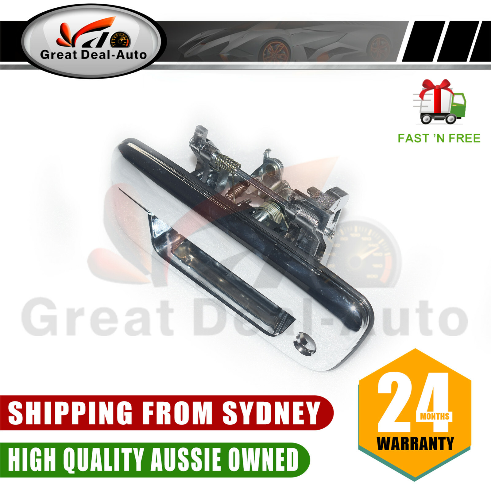 *NEW* TAILGATE HANDLE (WITH KEY HOLE CHROME) for HOLDEN RODEO RA UTE ...