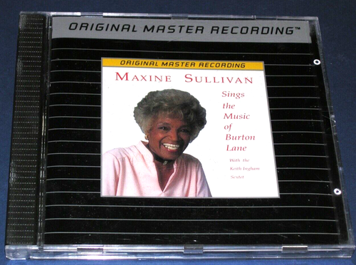 MAXINE SULLIVAN Sings The Music Of Burton Lane MFSL Mobile Fidelity CD ...