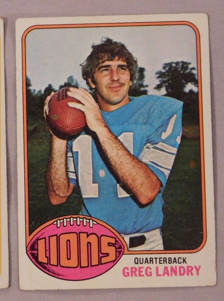 1976 Topps Greg Landry Lions #286 Football Card nm | eBay