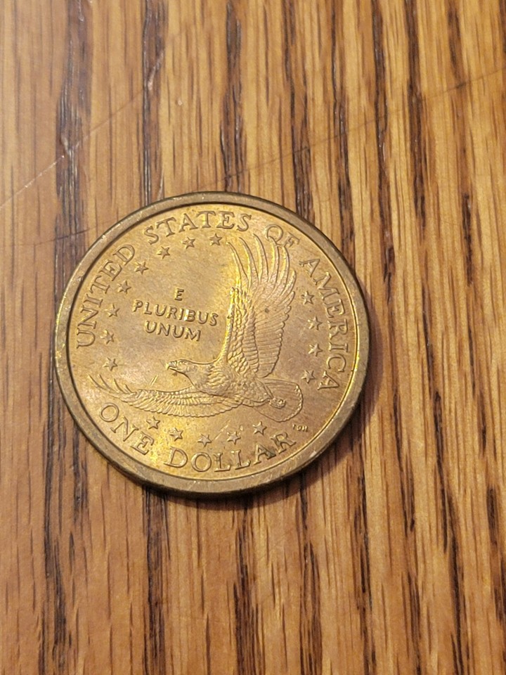 2000 One Dollar Coin US Liberty Golden Color | eBay