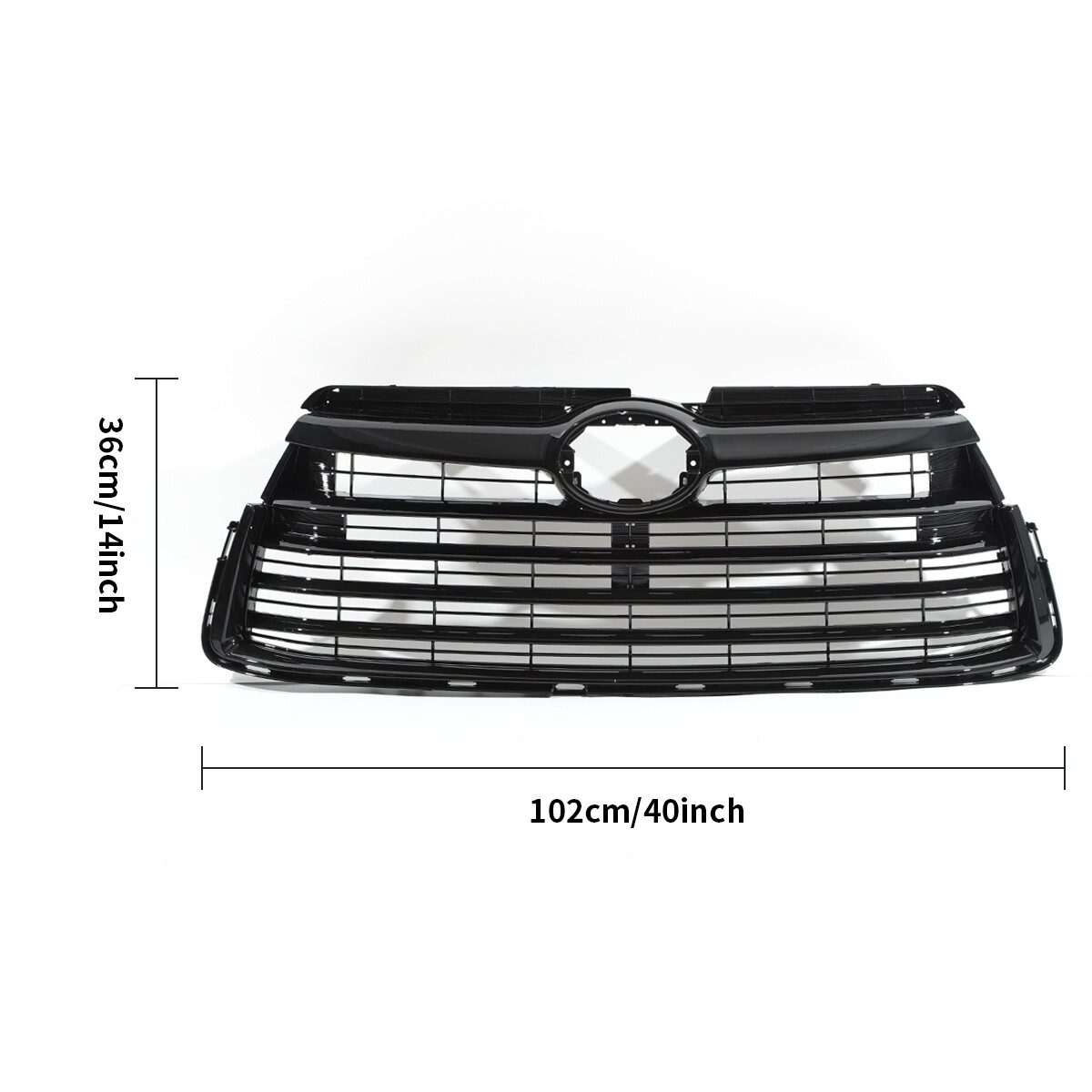 For 2014 -2016 Toyota Highlander Front Bumper Radiator Grille Grill ...