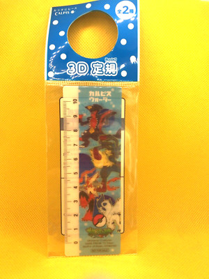 POKEMON XY CALPICO limited 3D Ruler Nintendo 10cm(4in) Not for sale 2 ...