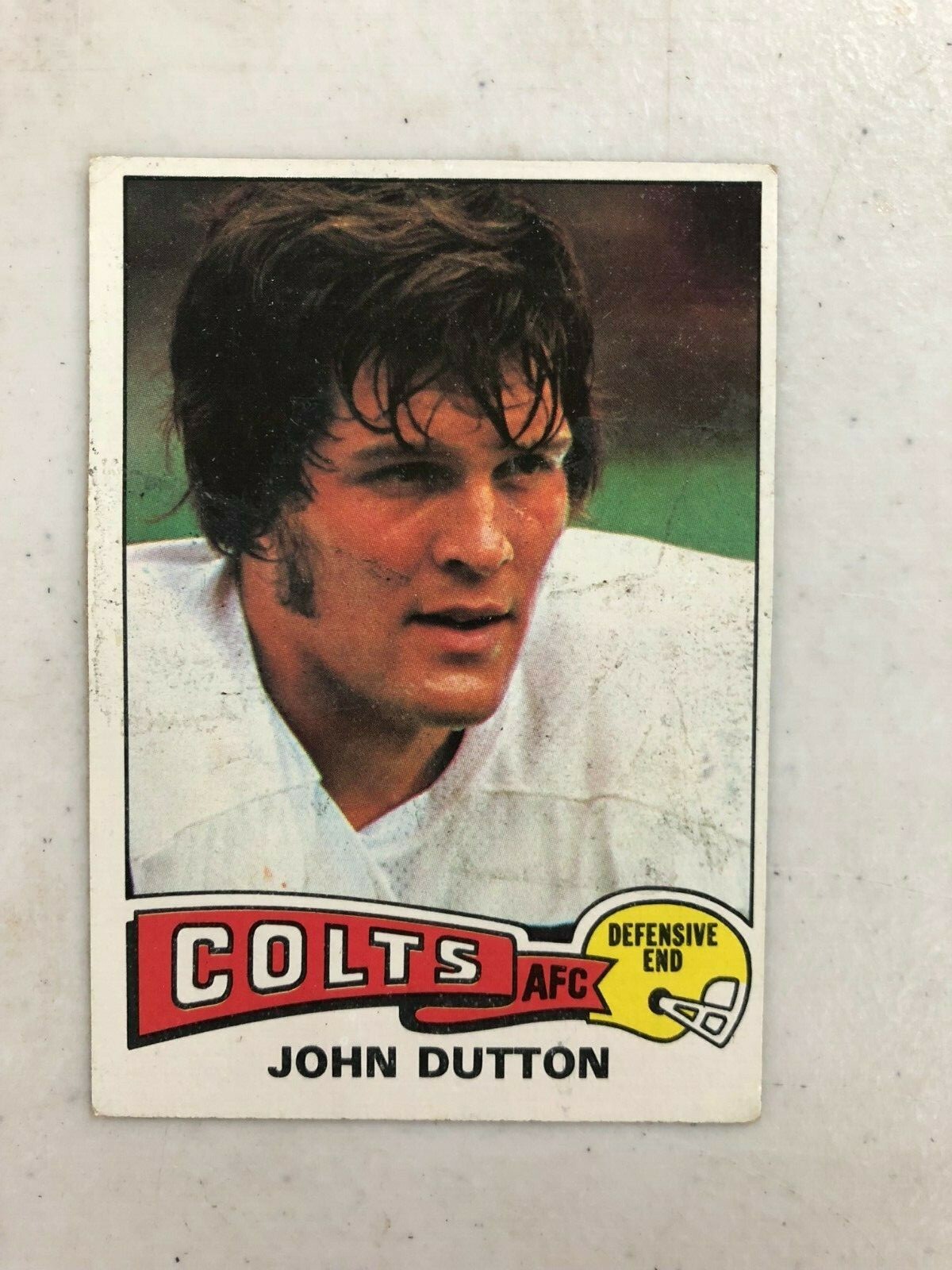 Vintage 1975 Baltimore Colts Football Trading Card John Dutton | eBay