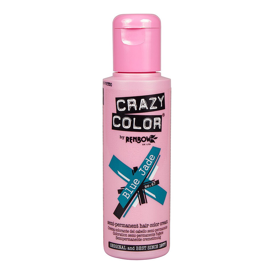 CRAZY COLOR SEMI PERMANENT HAIR DYE 100ml -All colours-Fast UK Postage ...