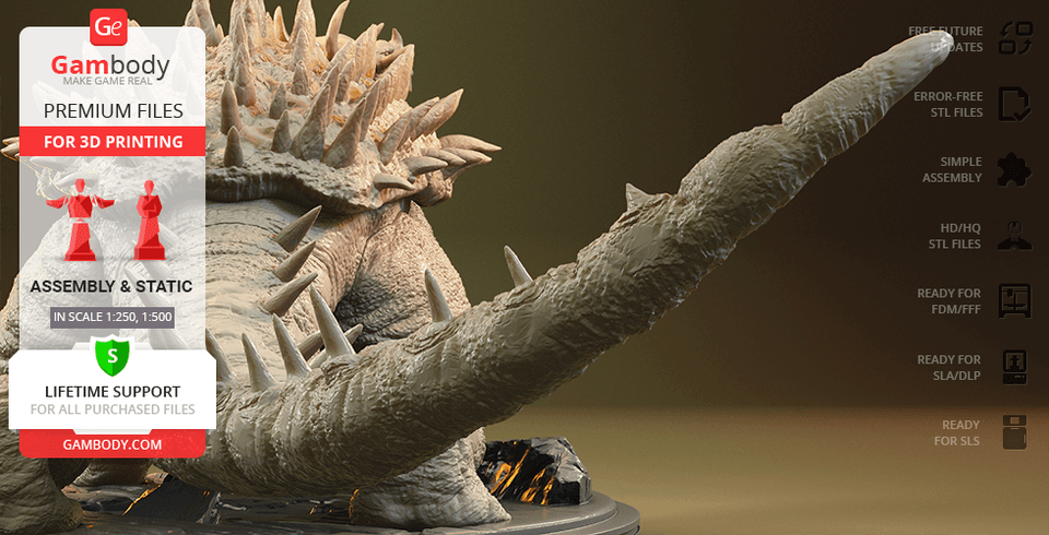 anguirus Resin Sculpture Statue Model Kit Unpainted/Unassembled | eBay