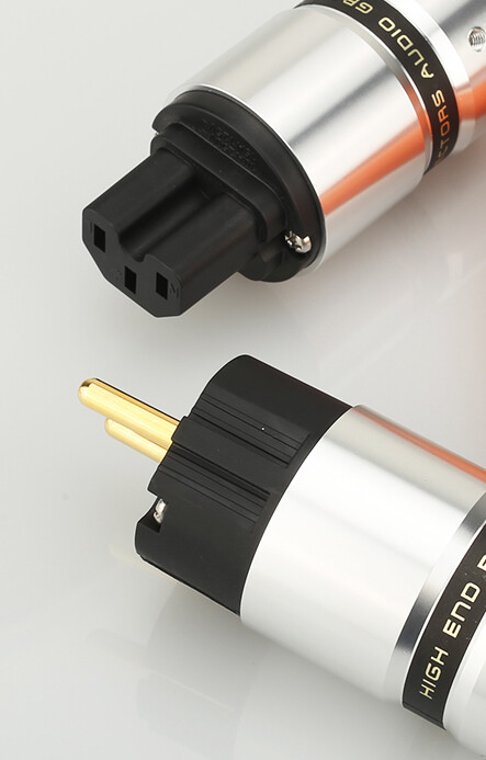 5N OFC 12AWG 3-Prong AC US EU AU HIFI Audio Power Cable IEC Amplifier ...