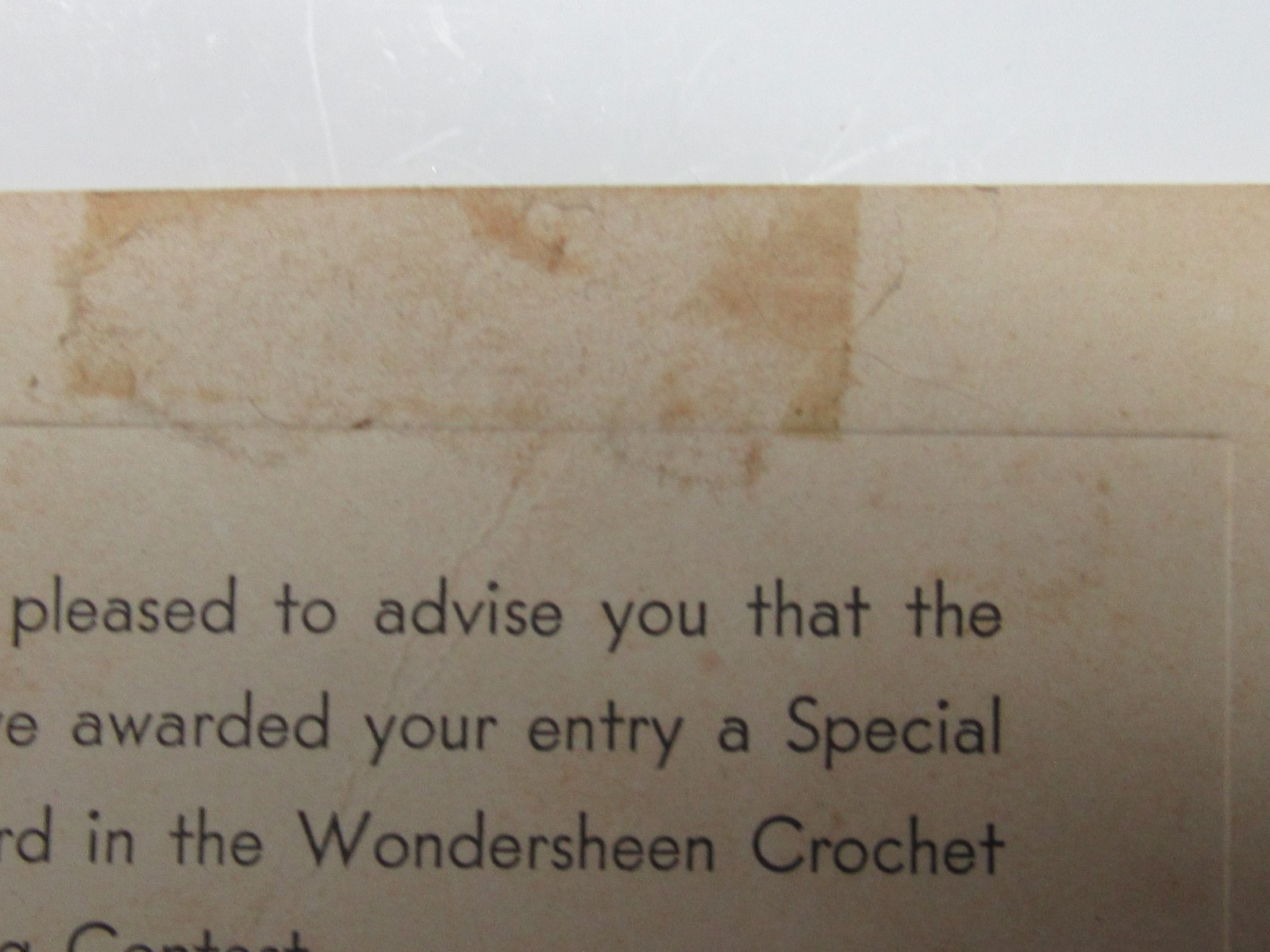 BUCILLA WONDERSHEEN CROCHET CONTEST FORD EXPO NEW YORK WORLD'S FAIR 39 ...