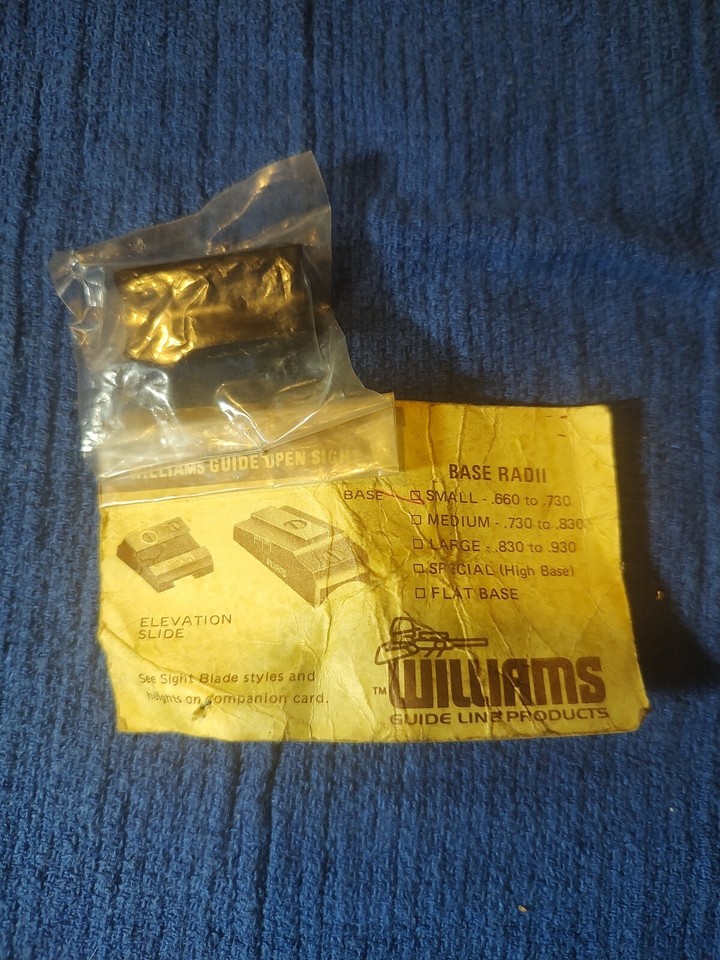 Williams Guide Open Sight Small Base | eBay