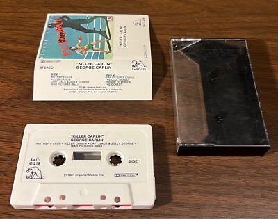 George Carlin "Killer Carlin" Cassette Tape Laff Records 1981 Comedy ...