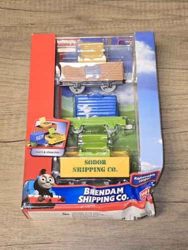 NEW Thomas & Friends Trackmaster Brendam Shipping Co. Cargo New Damage ...