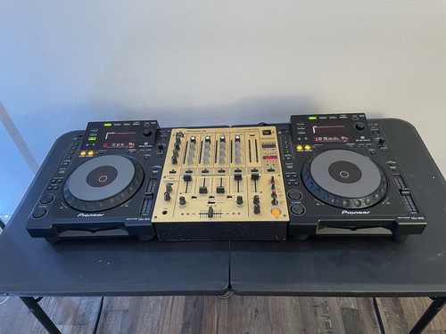 L@@@K Pair Of Pioneer CDJ 900’s & DJM 600 GOLD Club DJ/CDJ Turntables ...