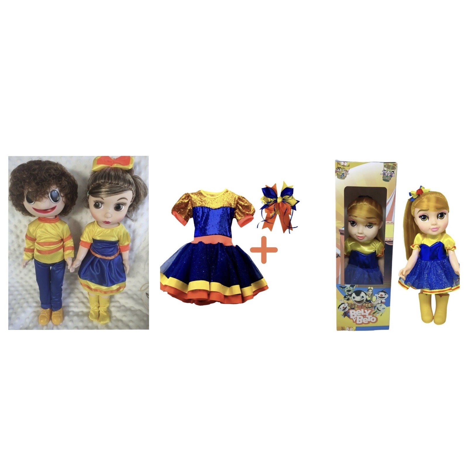 Set dolls 2 Bely Dolls And 1 Beto Doll And One Dress Size 10 | eBay