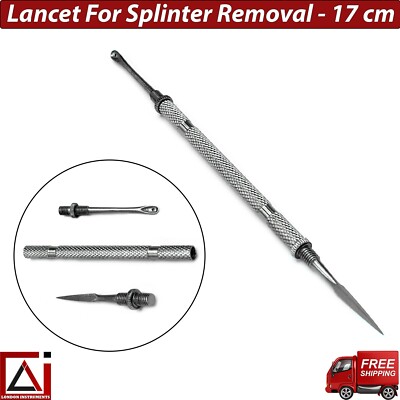 Comedone Extractor Lancet For Splinter Removal Veterinary Surgical ...