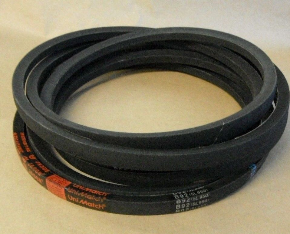 QTY 2. JASON B95 (5L980) V-BELT 98" Outside Length, 21/32" Top Width ...