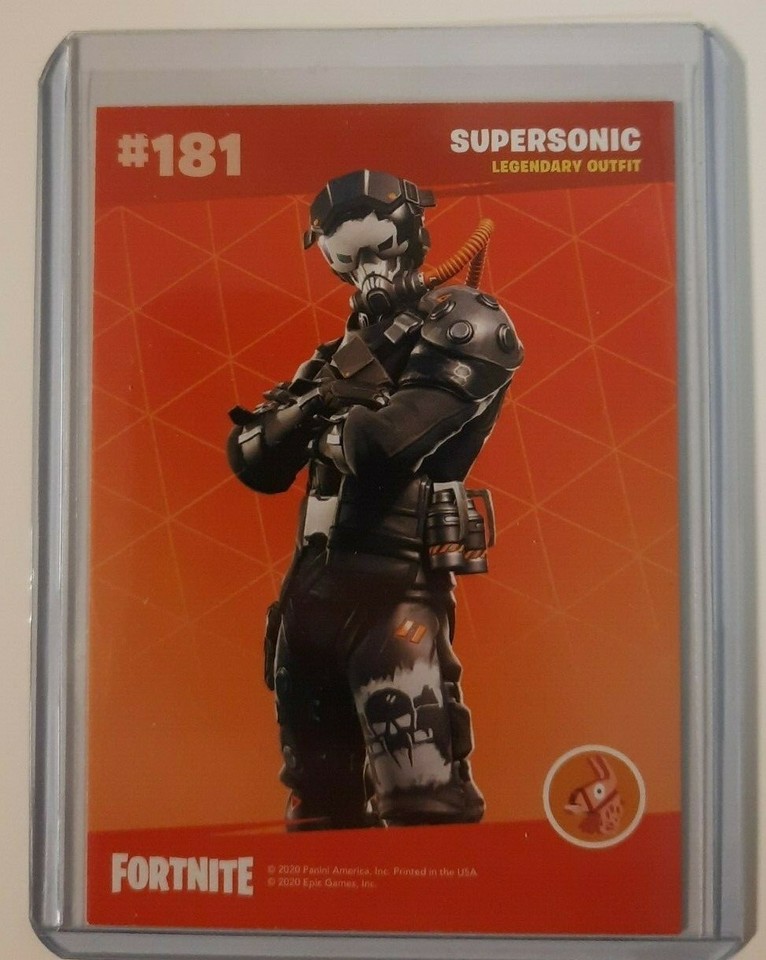 Fortnite Series 2 SUPERSONIC Legendary Outfit HOLO FOIL Card #181 | eBay