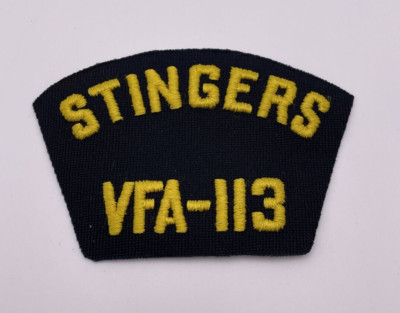 2 Stingers VFA - 113 Strike Fighter Squadron Patch Patches USN Navy ...