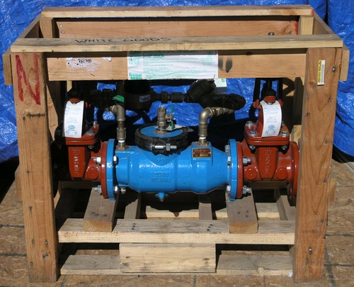 Zurn Wilkins 350DA 6in Double Check Detector Backflow Preventer 175psi ...