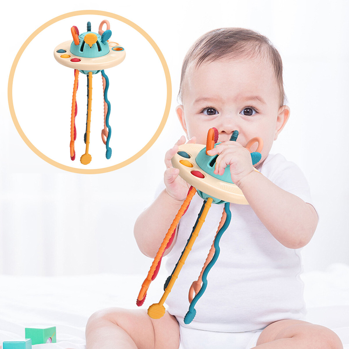 Baby Kids Sensory Development Toys Soft Sensory Training Toys UFO ...