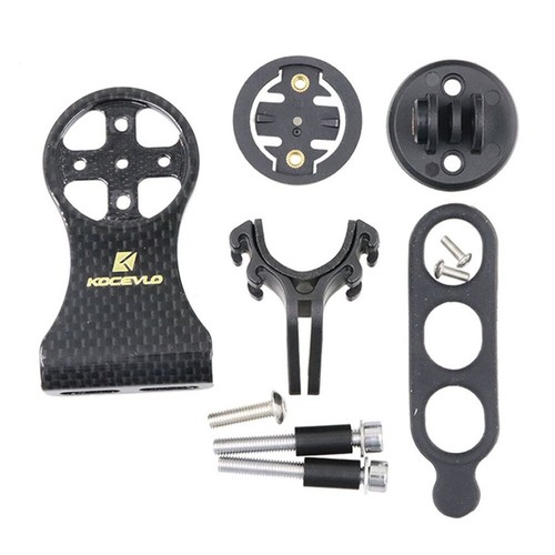 Premium Carbon Fiber Stopwatch Holder for Garmin GoPro Cycling Computer ...