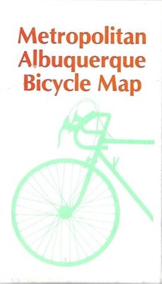 1992 ALBUQUERQUE Bicycle Map Bike Lanes Trails Routes Traffic Rules New ...