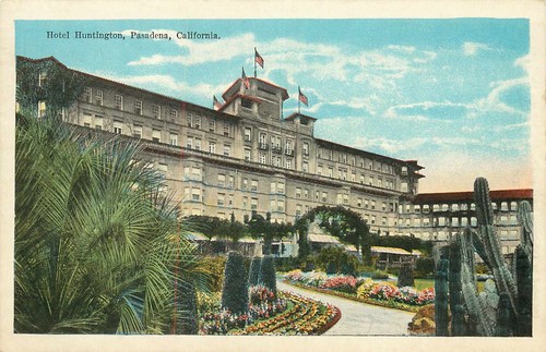 Postcard California Hotel Huntington Pasadena | eBay