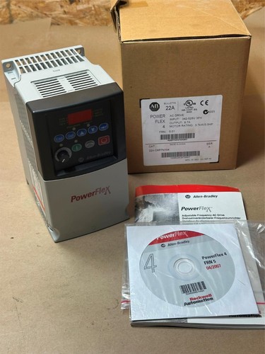 Allen-Bradley 22A-D4P0N104 PowerFlex 4 VFD AC Drive 5HP 3P 380-480V 3PH ...
