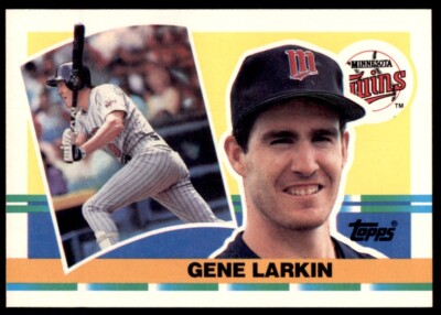 1990 Topps Big Gene Larkin Minnesota Twins #302 2087b | eBay