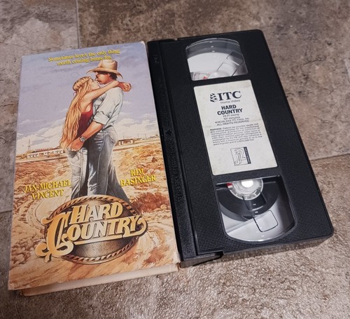 Vintage Hard Country Movie VHS Tape Jan Michael Vincent Kim Basinger ...