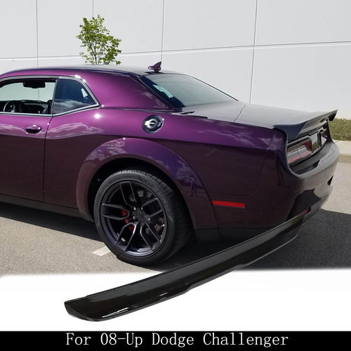 For 2011+ Challenger SRT Style Black Rear Trunk Lip Wing Spoiler | eBay