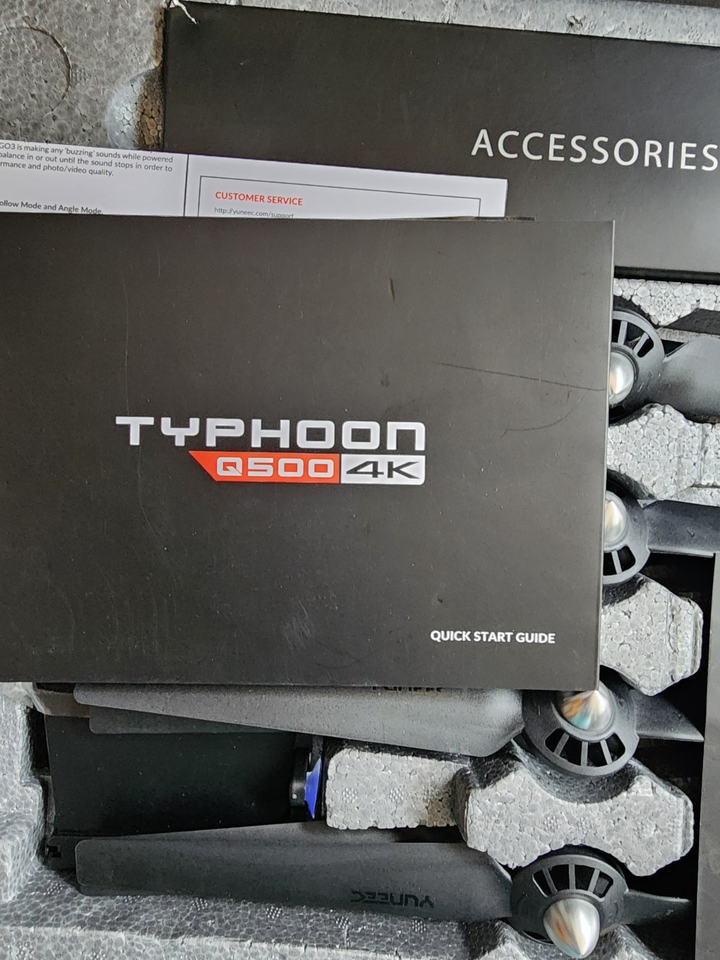 New Open Box Yuneec Electric Aviation TYPHOON Q500 4K Drone in Rolling ...