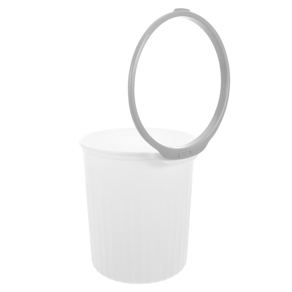 Large Capacity Plastic Garbage Bin with Press Ring for Bedroom Kitchen ...