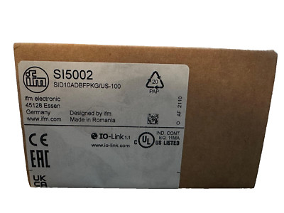 Ifm Electronic Strömungswächter SI5002 Durchflussmessgeräte NEU | eBay