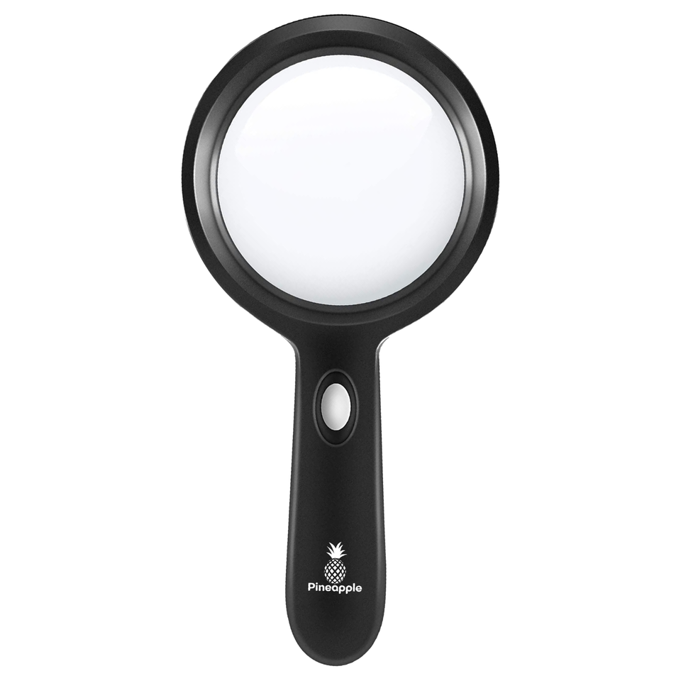 Magnifying Glass with Light 10X Magnifier Lighted Handheld Coin Eye ...