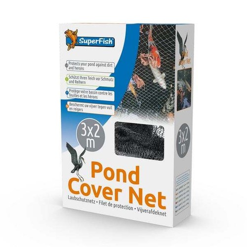 SuperFish Cover Net Garden Fish Pond Netting Heron Fox & Leave Pool ...