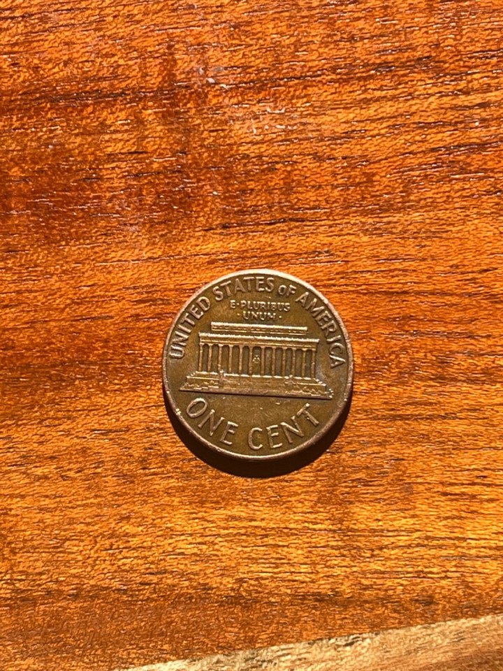 1972 Penny Errors No Mint Mark, Struck Off Center, Letters On Rim, (K10 ...