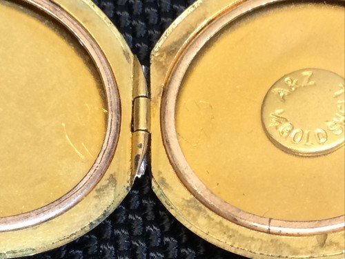 VINTAGE - FRATERNAL - MASONIC LOCKET FOB - ENAMEL SYMBOLS 1/4 gold ...